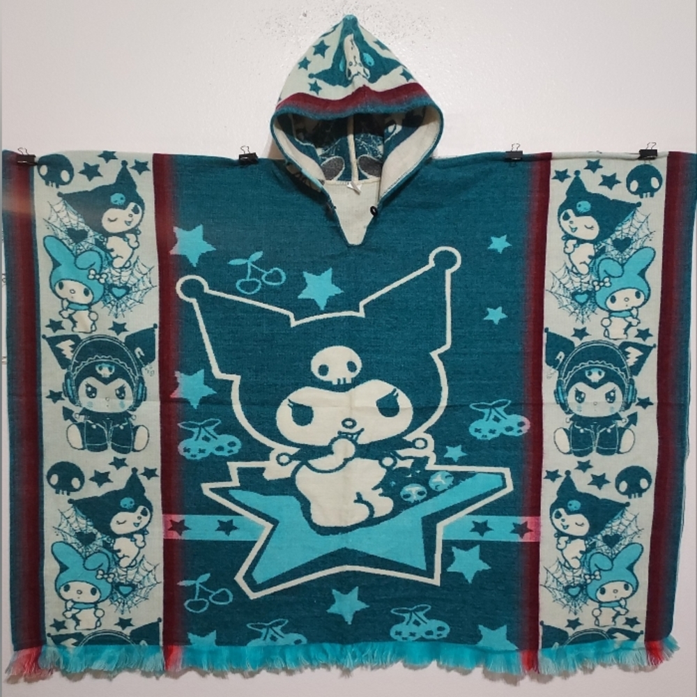 Kuromi Hooded Poncho - Gem